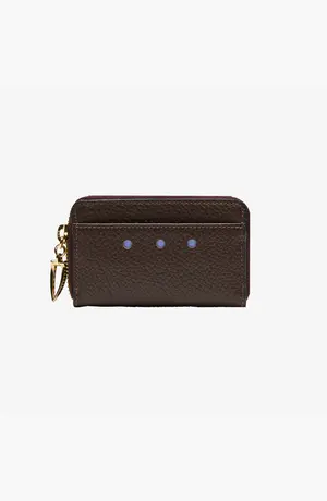 TUSK Ascot Coin And Card Case - Espresso