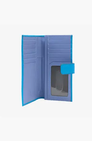 TUSK Ascot Long Slim Wallet - Azure