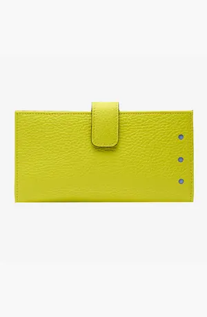 TUSK Ascot Long Slim Wallet Lime