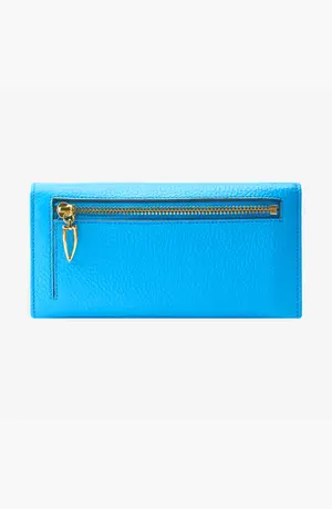 TUSK Ascot Flap Over Wallet - Azure