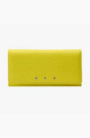 TUSK Ascot Flap Over Wallet Lime