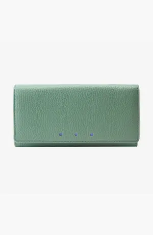 TUSK Ascot Flap Over Wallet - Sage