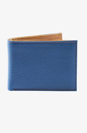 TUSK Amsterdam Compact Billfold Wallet - Denim