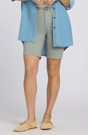 NYDJ Ella High Waist Shorts - Mistletoe