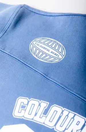 COLOURFUL REBEL Cr 33 Washed Baseball Sweat