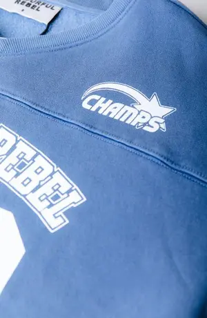 COLOURFUL REBEL Cr 33 Washed Baseball Sweat
