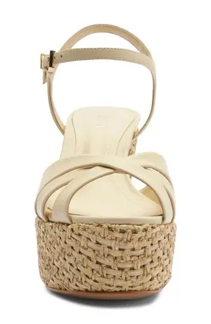 Schutz Keefa Ankle Strap Sandal - Egg Shell