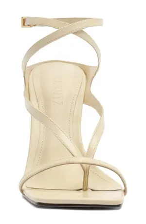 Schutz Amalfi Ankle Strap Sandal - Egg Shell