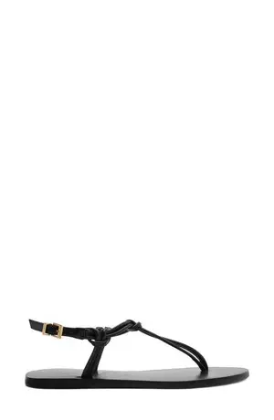 Schutz Nina Ankle Strap Sandal - Black