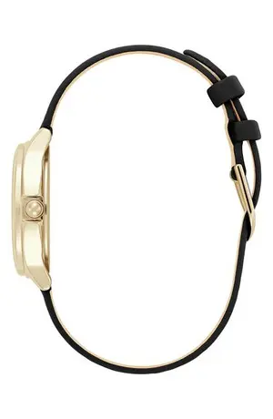 OLIVIA BURTON Classic Bee Leather Strap Watch