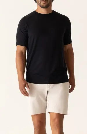 DEKE Raglan Sleeve T-shirt - Black