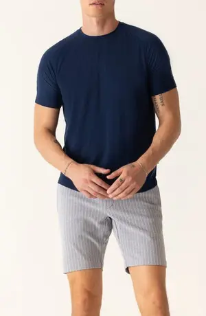 DEKE Raglan Sleeve T-shirt - Indigo