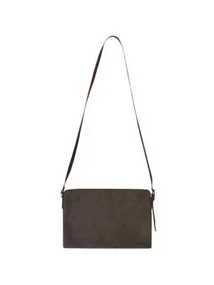 Dries Van Noten Suede Cross Body Bag - Brown