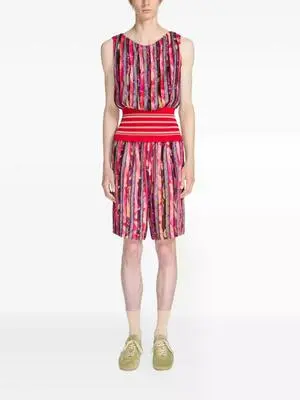 Dries Van Noten Sleeveless Striped Top - Pink