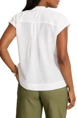 Tommy Bahama Voile Voyage Button-up Top - White