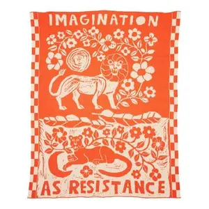 BIQUETTE Imagination Knit Throw Blanket - Flame
