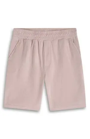 Bugatchi Drawstring Terry Shorts - Sand