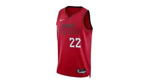 Nike Nba Miami Heat Jimmy Butler 22 2024/25 City Edition Swingman Jersey - Red