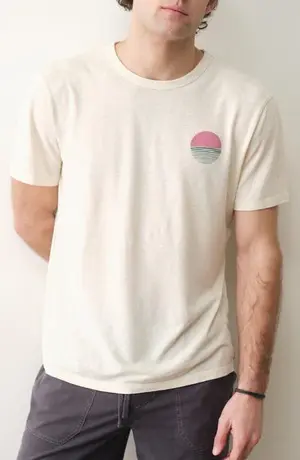 Marine Layer Relaxed Fit Hemp & Cotton Graphic T-shirt