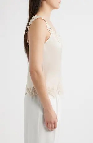 Kobi Halperin Embroidered Sleeveless Top