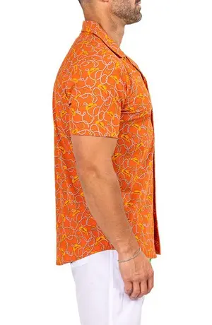 MACEOO Marthy Camp Shirt - Orange
