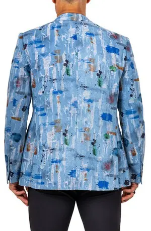 MACEOO Socrates Unconstructed Martyr012 Sport Coat - Blue