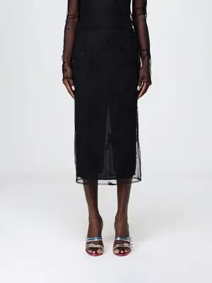 Blumarine Stretch Jersey Midi Skirt
