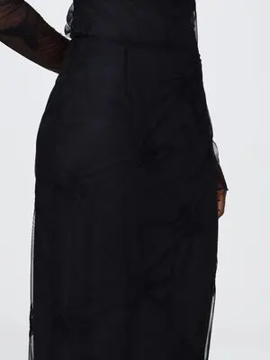 Blumarine Stretch Jersey Midi Skirt