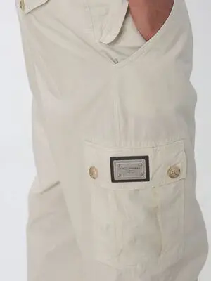 Dolce & Gabbana Cotton Cargo Trousers - Multicolor