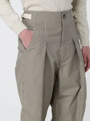Isabel Marant Étoile Ceryne Striped Cotton Trousers