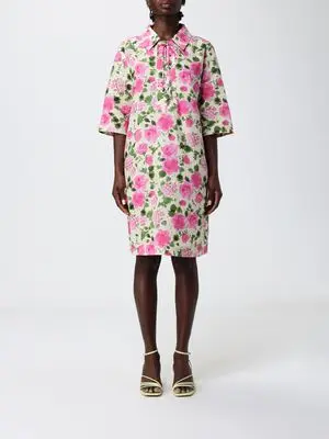 Liu Jo Cotton Poplin Floral Print Mini Dress - Fa01
