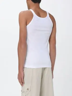 Dolce & Gabbana Cotton Tank Top With Logo - White