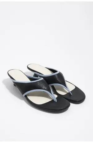 Bimba Y Lola Heeled Leather Sandal