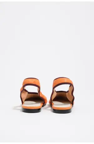 Bimba Y Lola Leather Slingback Ballerina