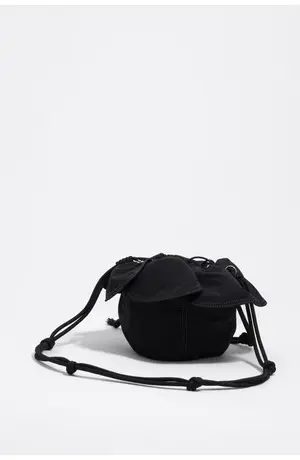 Bimba Y Lola Woven Petalo Bag - Black