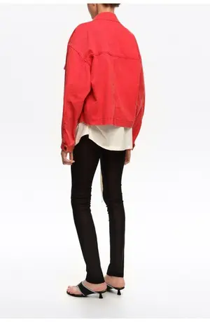 Bimba Y Lola Short Cropped Cotton Jacket