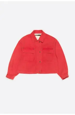 Bimba Y Lola Short Cropped Cotton Jacket