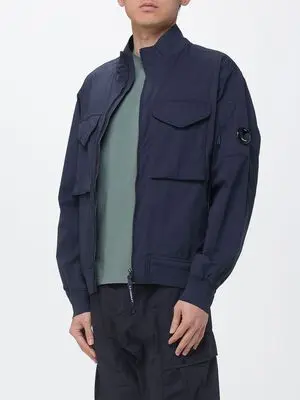 C.P. COMPANY Pro-tek Bomber Lens Jacket - Blue
