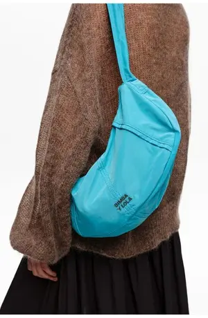 Bimba Y Lola Medium Moon Bag - Blue