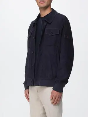 Peuterey Suede Shirt Jacket - Blue