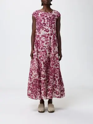 Max Mara Floral Print Maxi Dress - Multicolor
