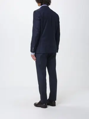 BOSS Wool Blend Single-breasted Dress - Blue