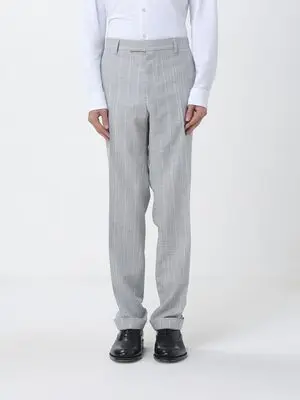 BOSS Single-breasted Striped Cotton And Virgin Wool Dress - Grey