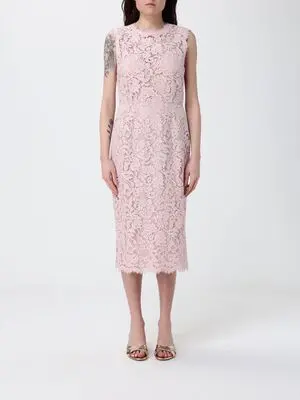 Dolce & Gabbana Lace Midi Sheath Dress