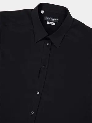 Dolce & Gabbana Silk Shirt - Black