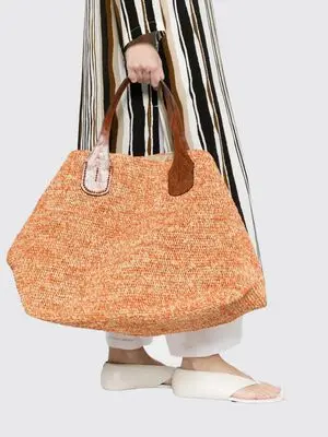 IBELIV Rio Raffia Tote Bag - Red
