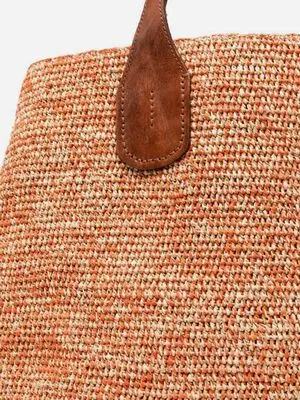 IBELIV Rio Raffia Tote Bag - Red