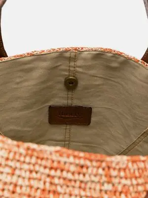 IBELIV Rio Raffia Tote Bag - Red