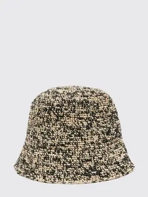 IBELIV Andao Crocheted Raffia Bucket Hat
