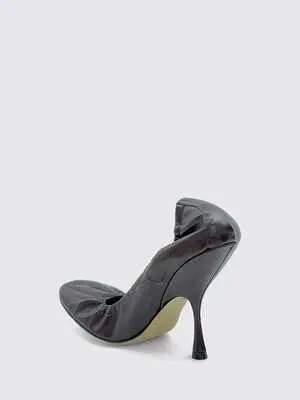 Phoebe Philo Pucker Leather Pumps - Red